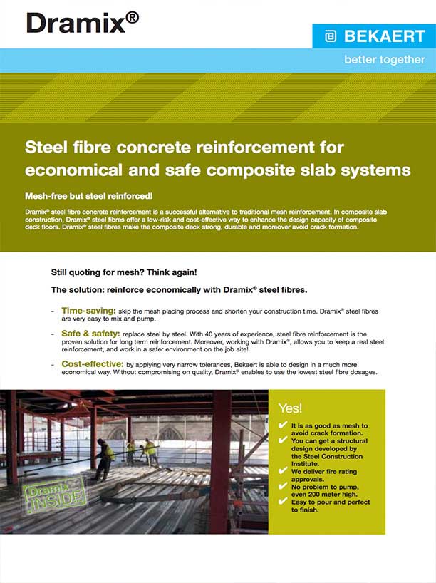 Dramix® – Concrete reinforcement for composite slab systems - Bosfa